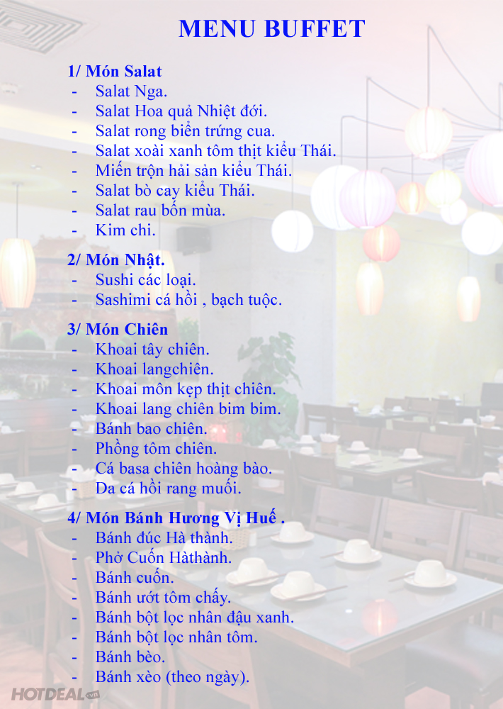 Tưng Bừng Khai Trương Hanju Buffet Lẩu Và Nướng Tối Và Cuối Tuần -Royal ...